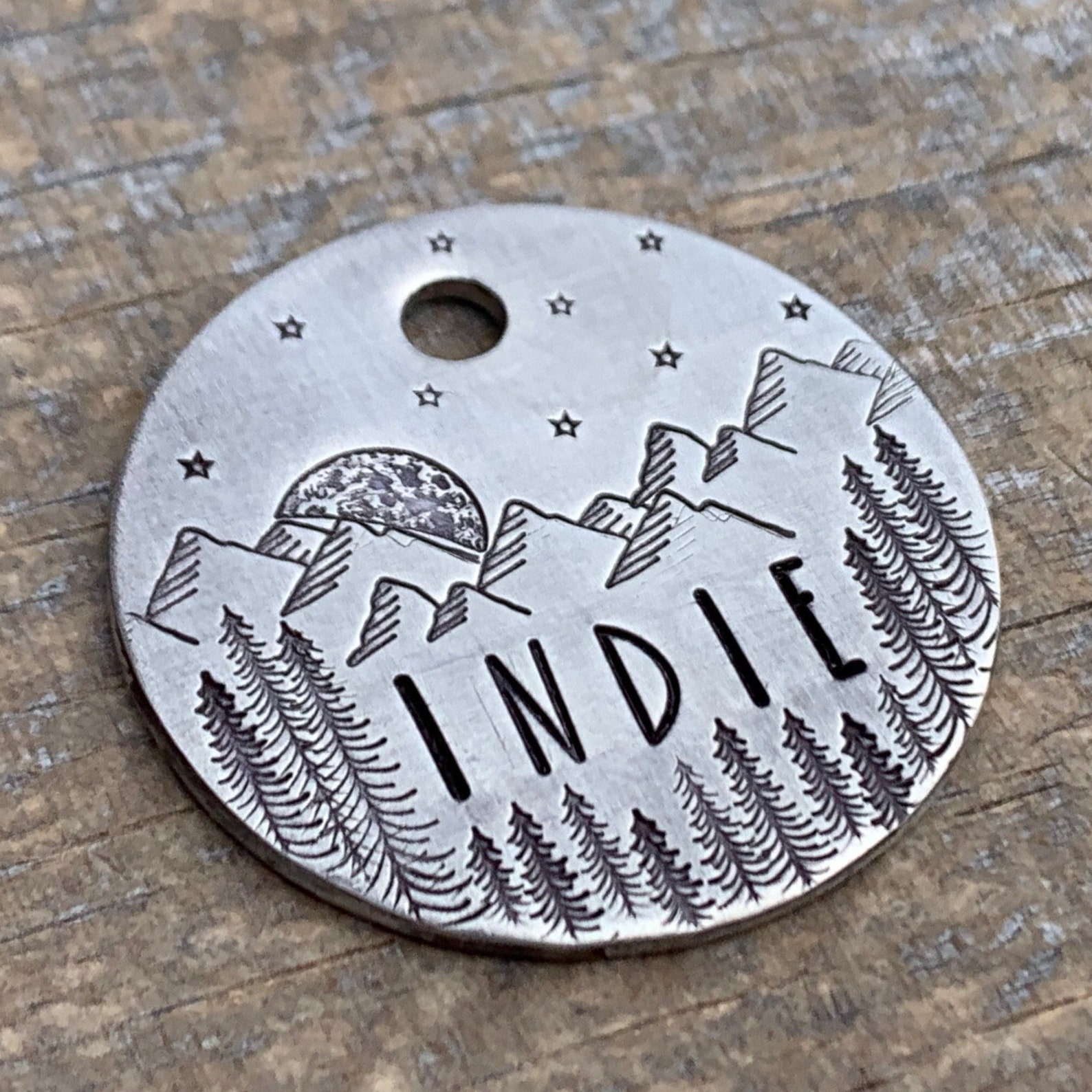 Dog Tag Dog Tags for Dogs Hand Stamped Pet ID Tag Collar - Etsy