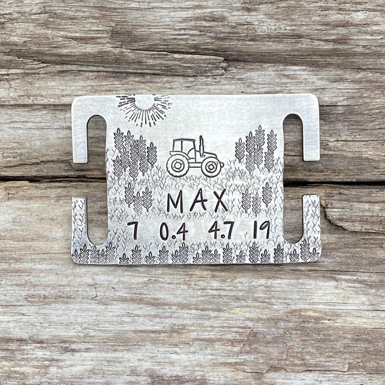 Dog Collar Slide Dog Tags Dog Tags for Dogs Tractor Collar - Etsy