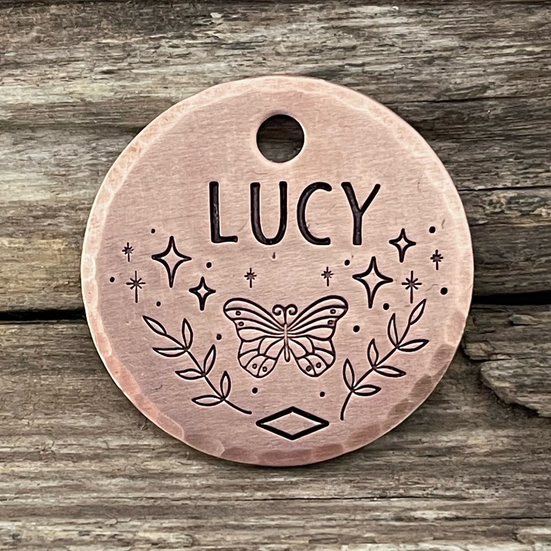 Dog Tags for Dogs Dog Tags Pet Id Tag Collar Tag Lucy in - Etsy