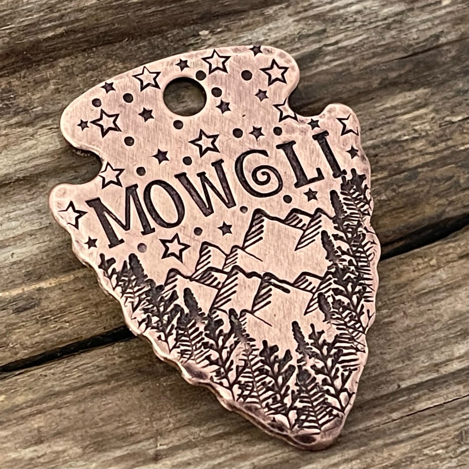Dog Tag, Dog Tag for Dogs, Dog Tags, Medium Arrowhead, Bandit Peak ...