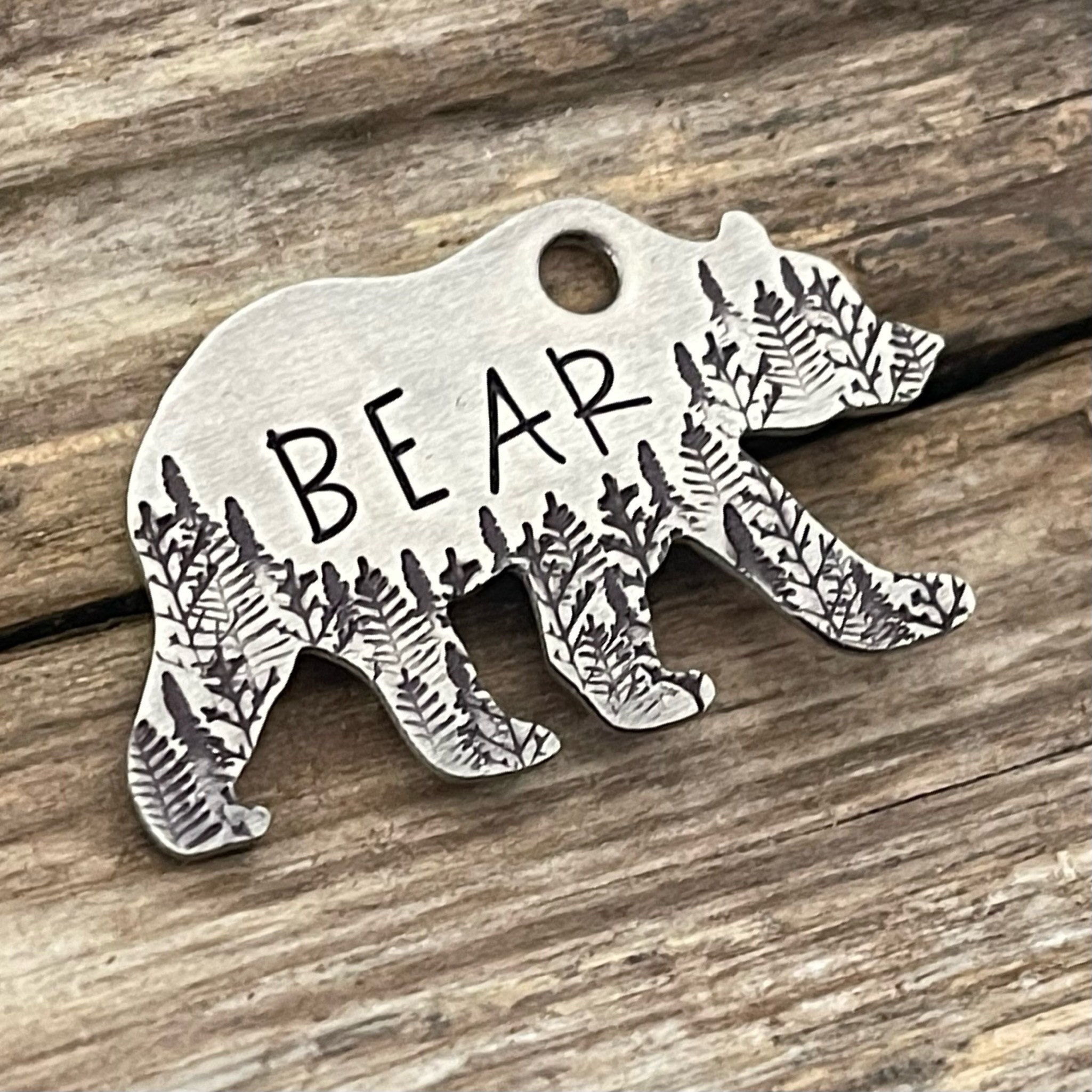 Dog Tag for Dogs Dog Tag Bear Shaped Dog Tag Dog Tag - Etsy