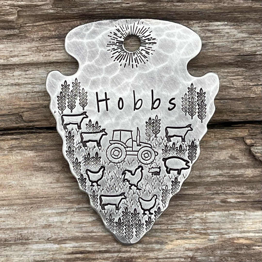 Dog Tag for LARGE Dogs, Dog Tags, LARGE Arrowhead, Dog Tag ...