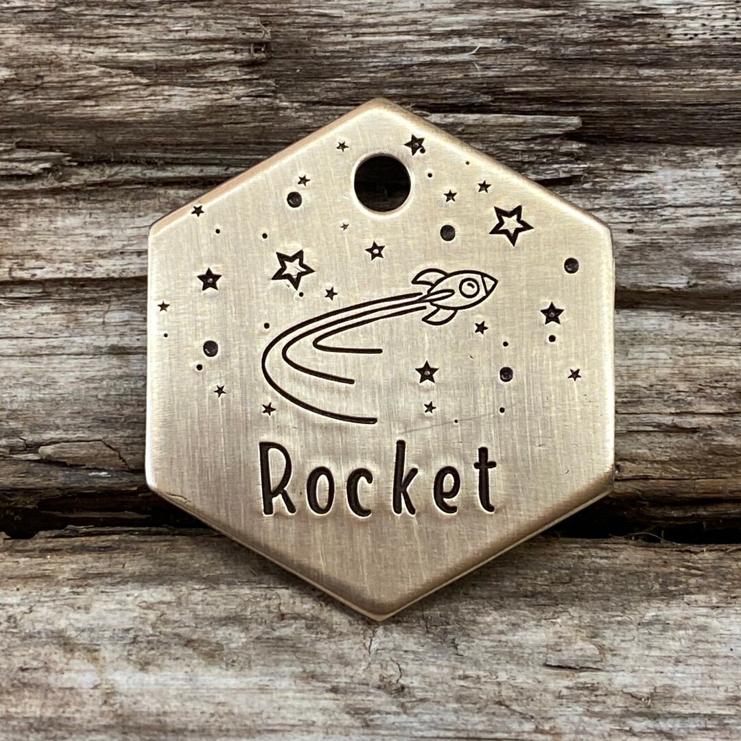 Dog Tag, Dog Tags for Dogs, Dog Tags, the Rocket, Pet Id Tag ...
