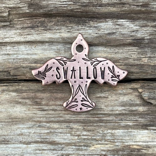 Custom Pet Tag Personalized Pet Id Tag Aluminum Bird Dog - Etsy