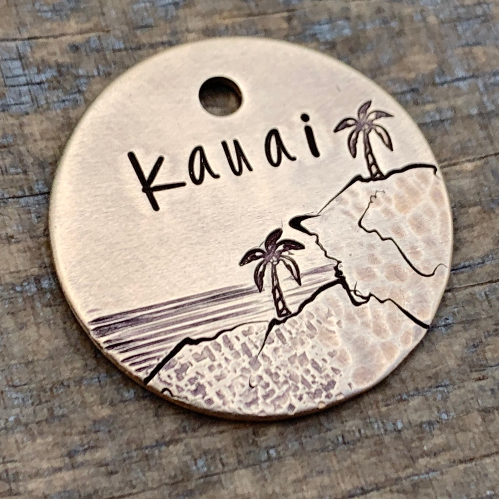 Dog Tags Dog Tags for Dogs the Palms Dog Tag With Palm | Etsy