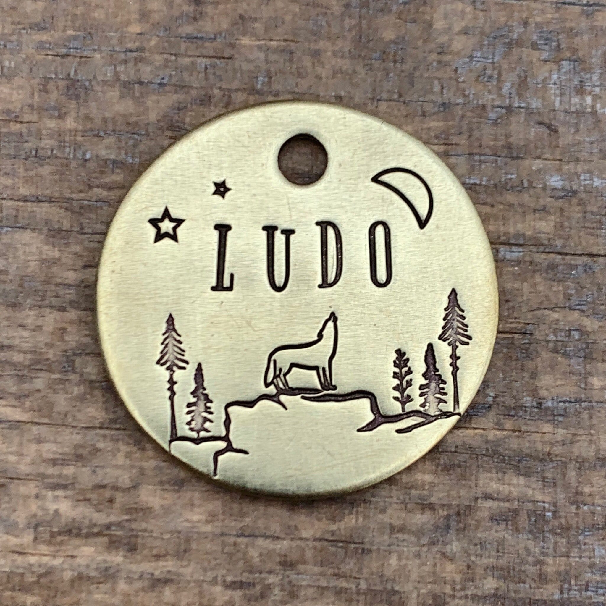 Dog Tag Dog Tags for Dogs Hand Stamped Pet ID Tag Collar | Etsy