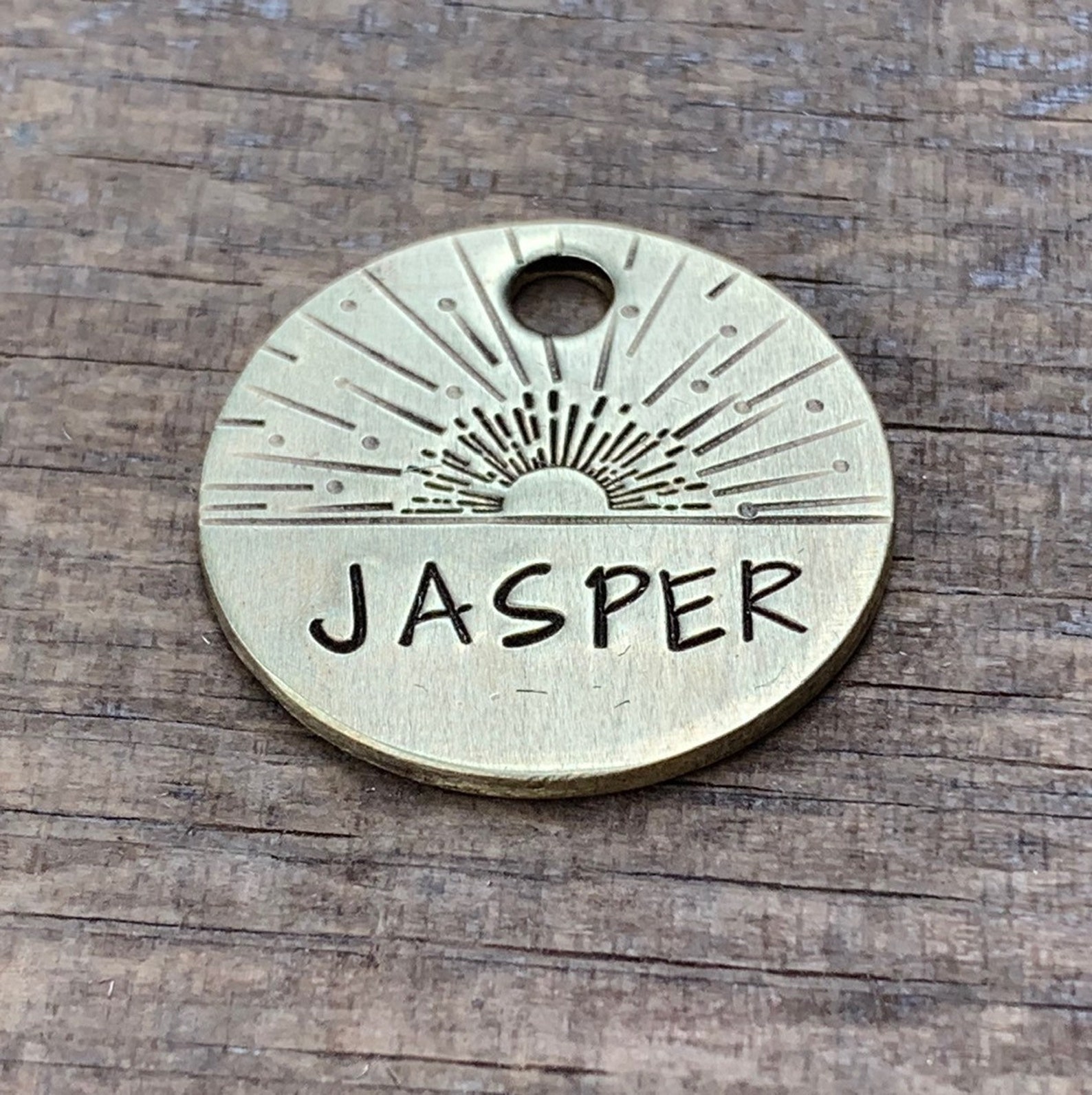 Dog Tag, Dog Tags for Dogs, Mountain, Sun, Dog Tag, Pet Id Tag, Dog ID ...