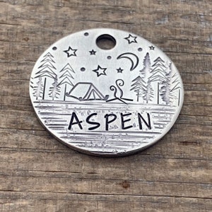 Dog Tag Camper Dog Tag Adventure Personalized Dog Tag Pet | Etsy