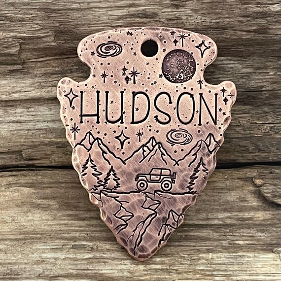 Dog Tag for LARGE Dogs Dog Tags LARGE Arrowhead - Etsy