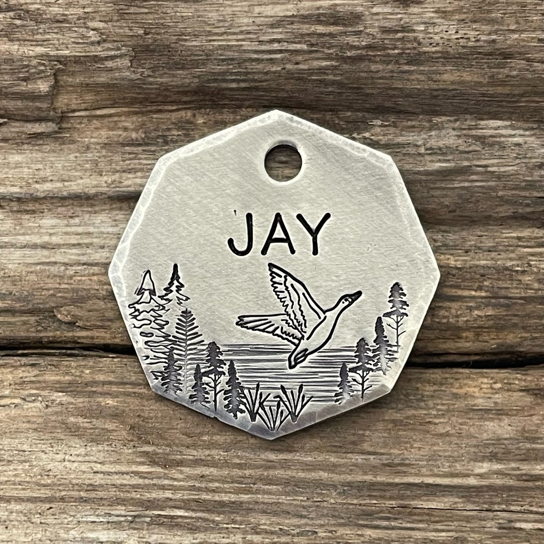 Goose Dog Tag, Dog Tags for Dogs, Pet Id Tag, Personalized, Custom ID ...