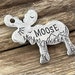 Moose Dog Tag Pet ID Tag Dog Tag Dog Tag for Dogs - Etsy