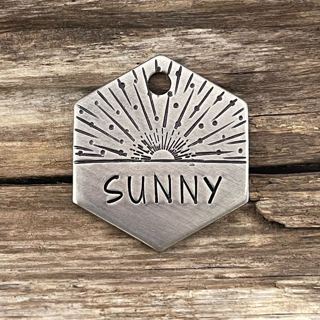 Dog Tag, Dog Tags for Dogs, Mountain, Sun, Dog Tag, Jasper's Sunrise ...