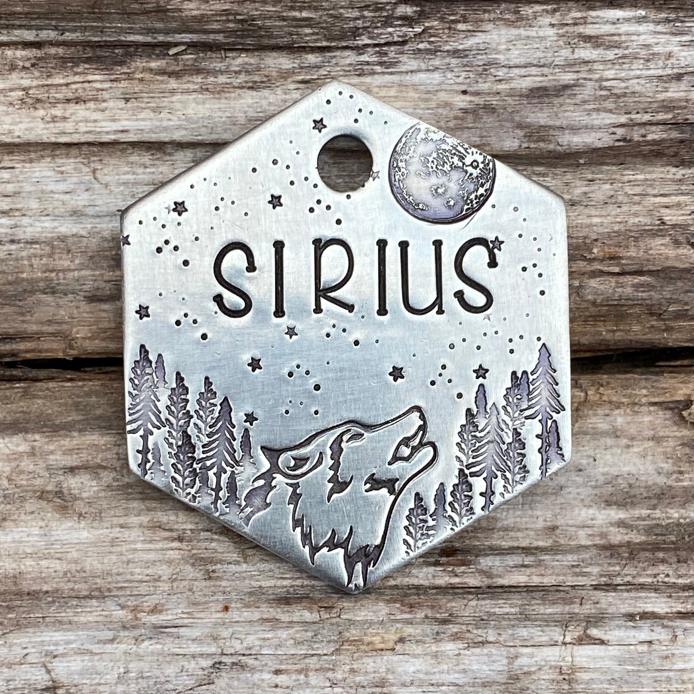 Dog Tag Dog Tags for Dogs Hand Stamped Pet ID Tag The | Etsy