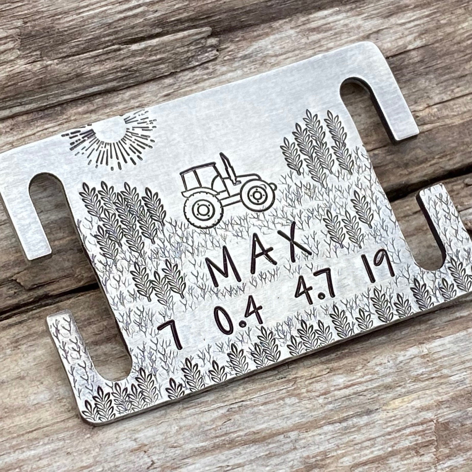 Dog Collar Slide Dog Tags Dog Tags for Dogs Tractor Collar - Etsy