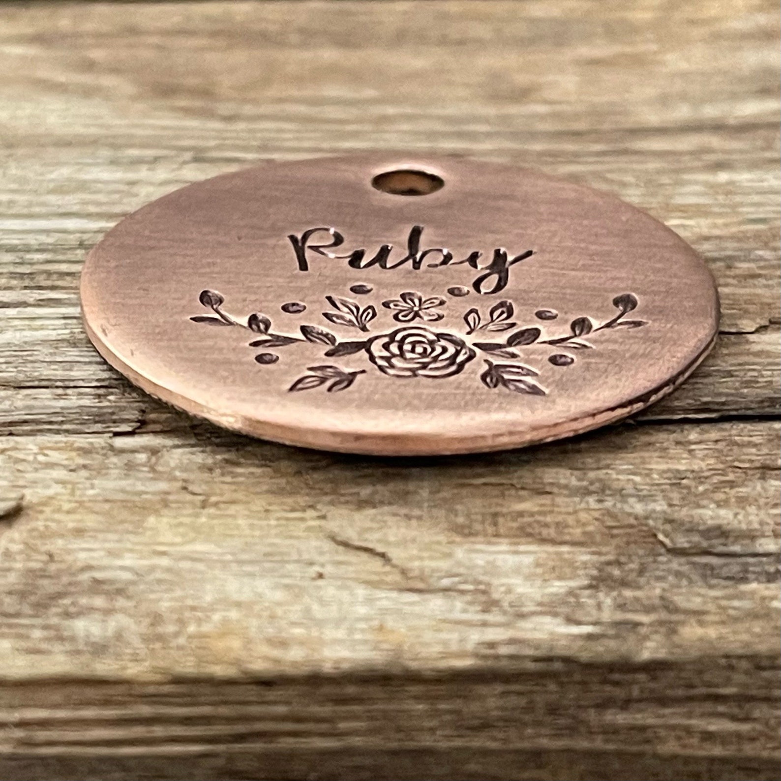 Dog Tag Personalized, Rose Garden, Dog Tags for Dogs, Dog Tag, Dog ID ...