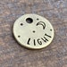 Mini Dog Tag Mini Luna Tag Moon Stars Personalized Dog - Etsy
