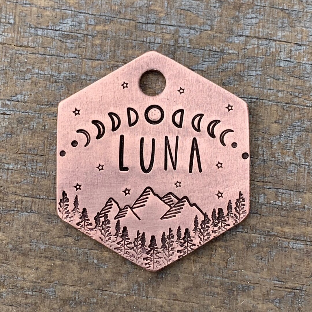 Dog Tags for Dogs Dog Tag Personalized Dog Tag Pet Id Hand - Etsy