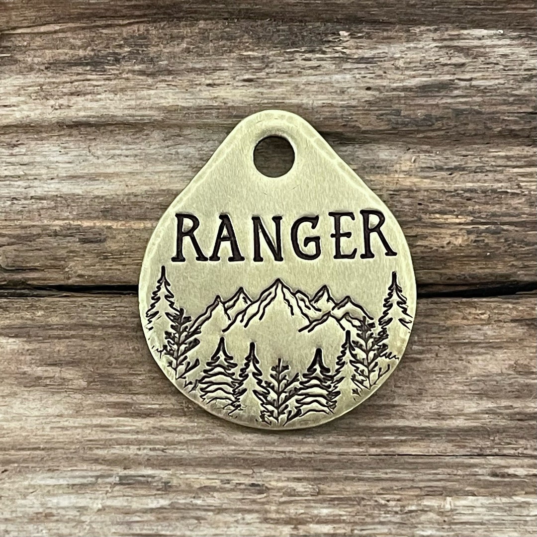 Pet Id Tag, Dog Tags, Dog Tags for Dogs, Trees, Personalized, Pet Tag ...