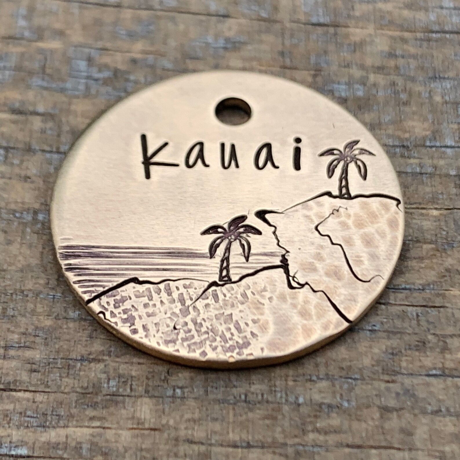 Dog Tags Dog Tags for Dogs the Palms Dog Tag With Palm | Etsy