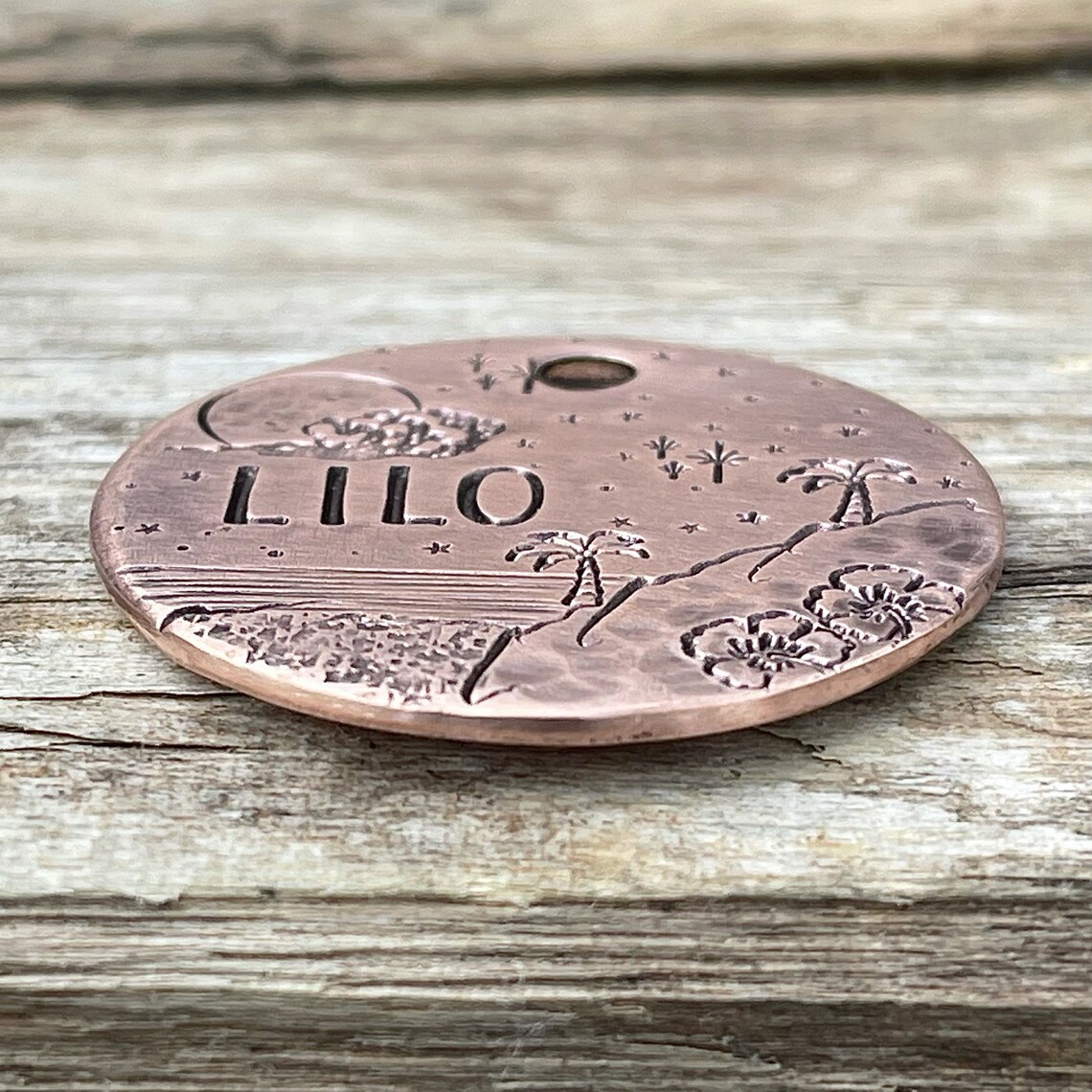 Dog Tags, Dog Tags for Dogs, Palm Trees, Pet ID Tag, Personalizable ...