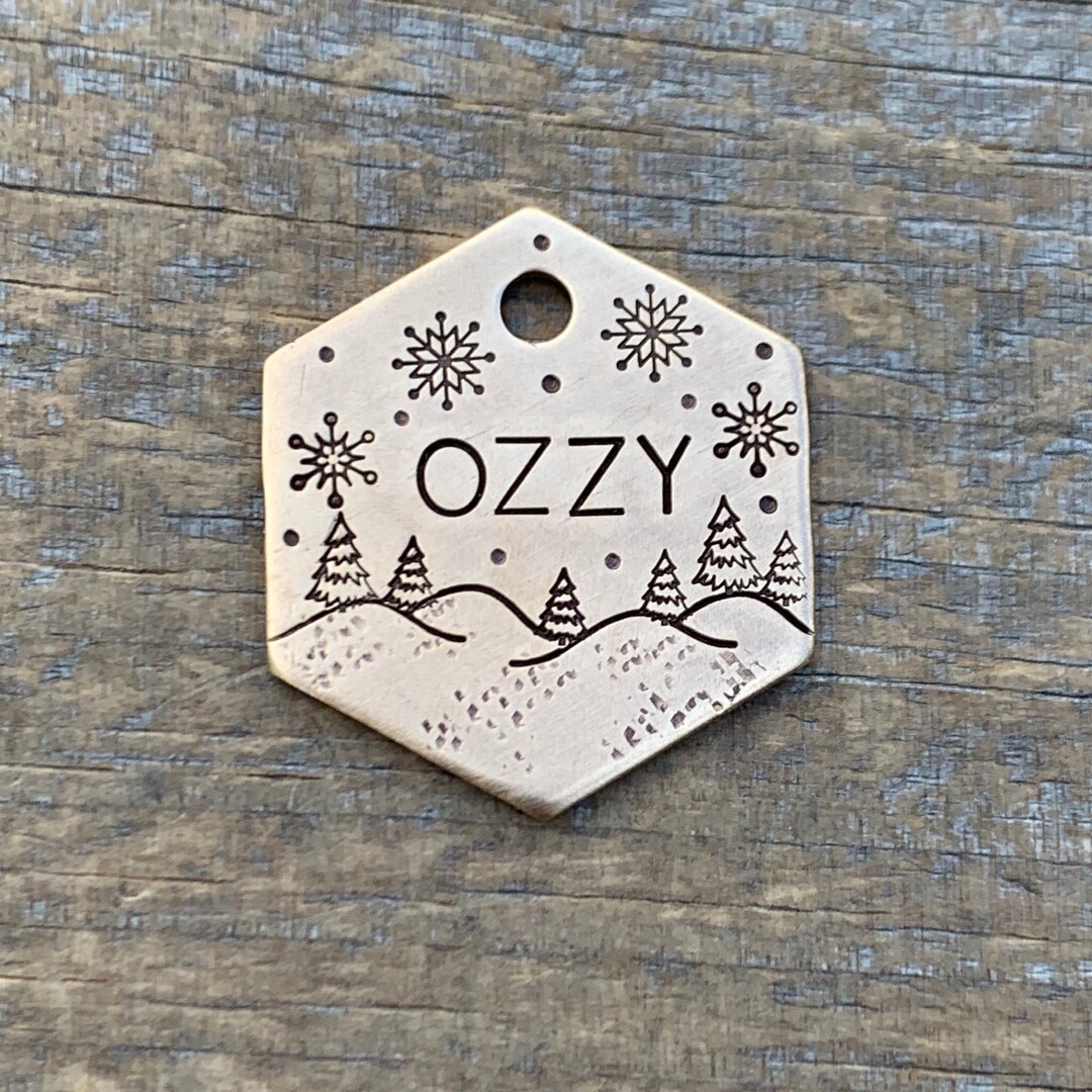 Dog Tag, Dog Tags for Dogs, Dog Tags, Snowflake Valley, Pet Id Tag ...