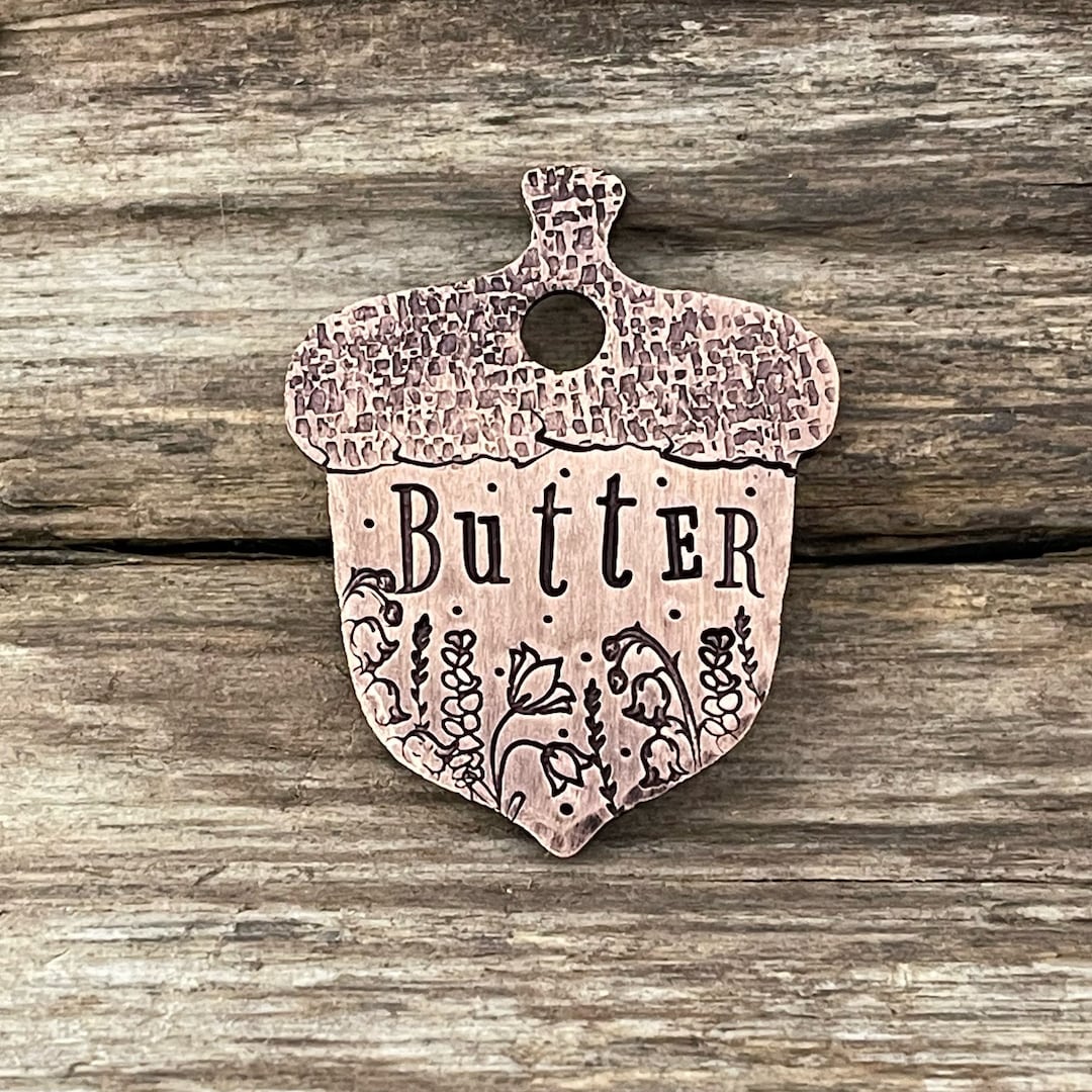 Dog Tag, Dog Tags for Dogs, Acorn Shaped Dog Tag, Personalized Dog Tag ...