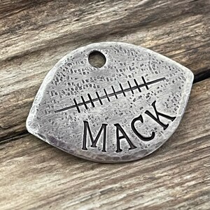 Dog Tag, Dog Tag for Dogs, Pet ID, Dog Tags, Football Dog Tag, Collar ...