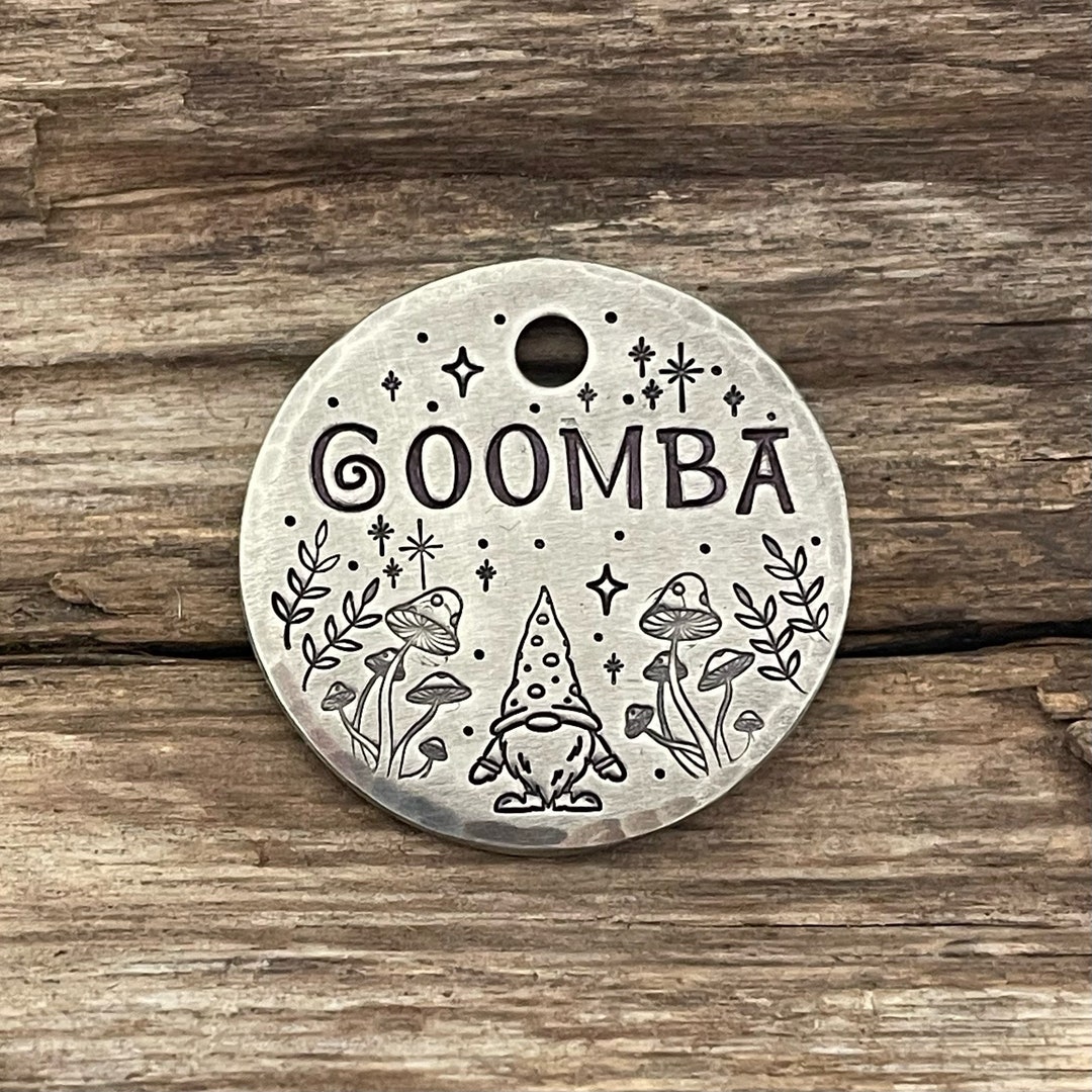 Dog Tag, Dog Tag for Dogs, Pet Tag, Collar ID, the Forest Gnome, Dog ...