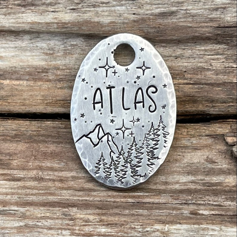 Mini Dog Tag Dog Tags for Dogs Oval Dog Tag Personalized - Etsy