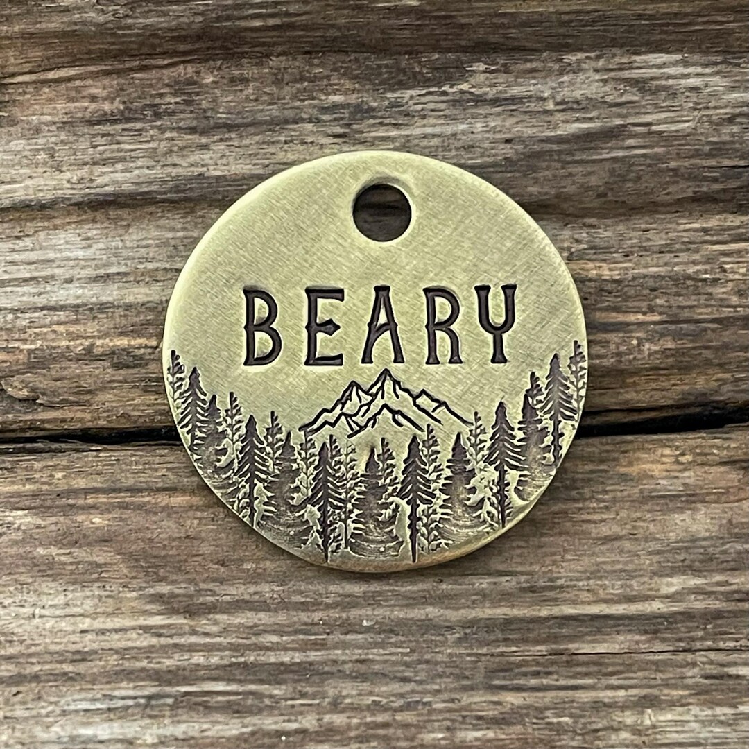 Mountain Dog Tag, Dog Tag for Dogs, Dog Tag Personalized, Collar Tag ...