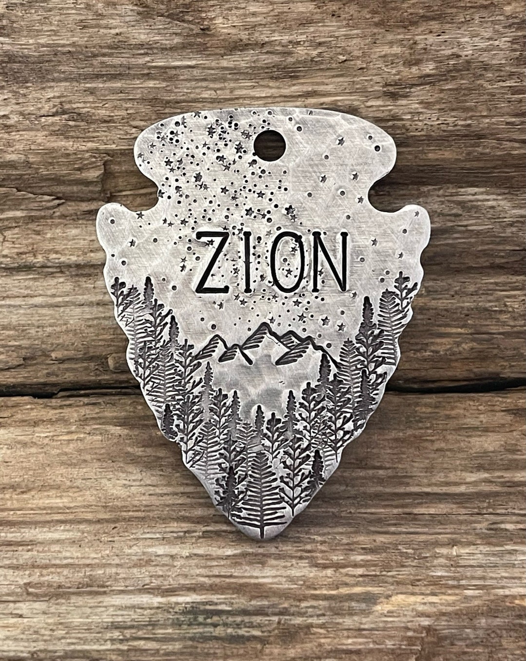 Dog Tag for LARGE Dogs, Dog Tags, LARGE Arrowhead, the Big Mountain ...