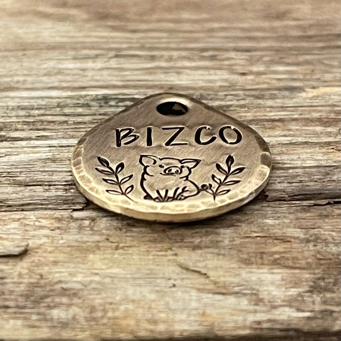 Mini Dog Tag Personalized Dog Tag Cat Tag Mini Piglet - Etsy