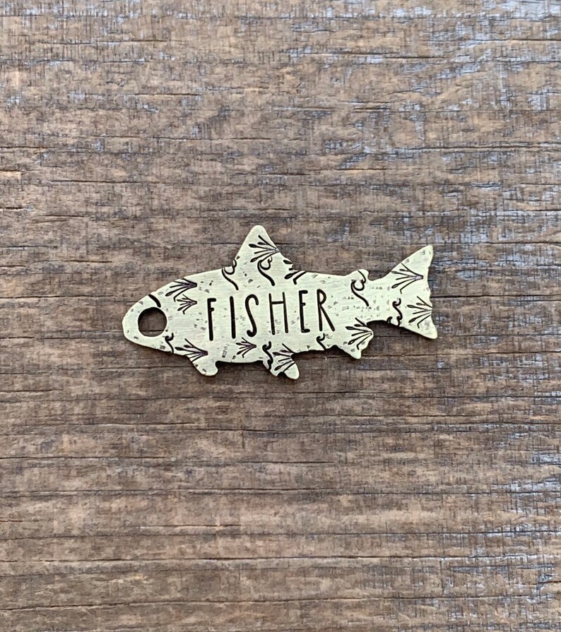 Dog Tag Dog Tags for Dogs Fish Shaped Dog Tag Personalized - Etsy