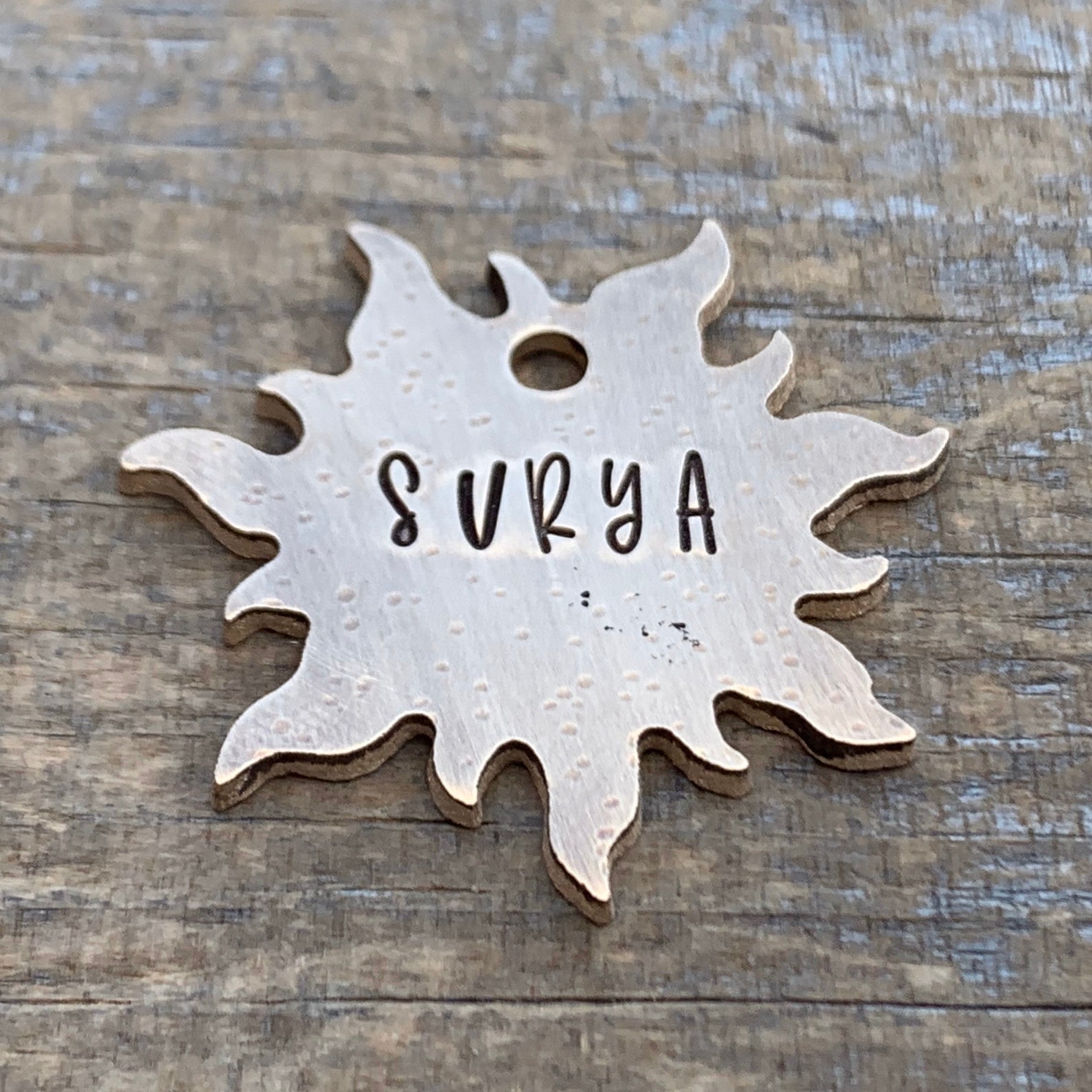 Dog Tag Sun Tag Dog Tags for Dogs Personalized Dog Tag Pet | Etsy