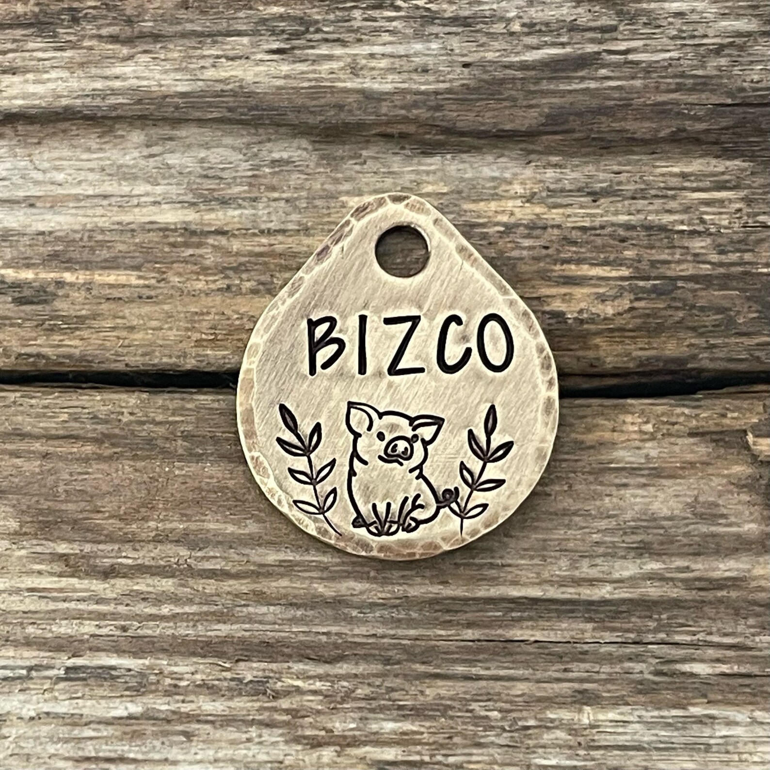 Mini Dog Tag Personalized Dog Tag Cat Tag Mini Piglet - Etsy