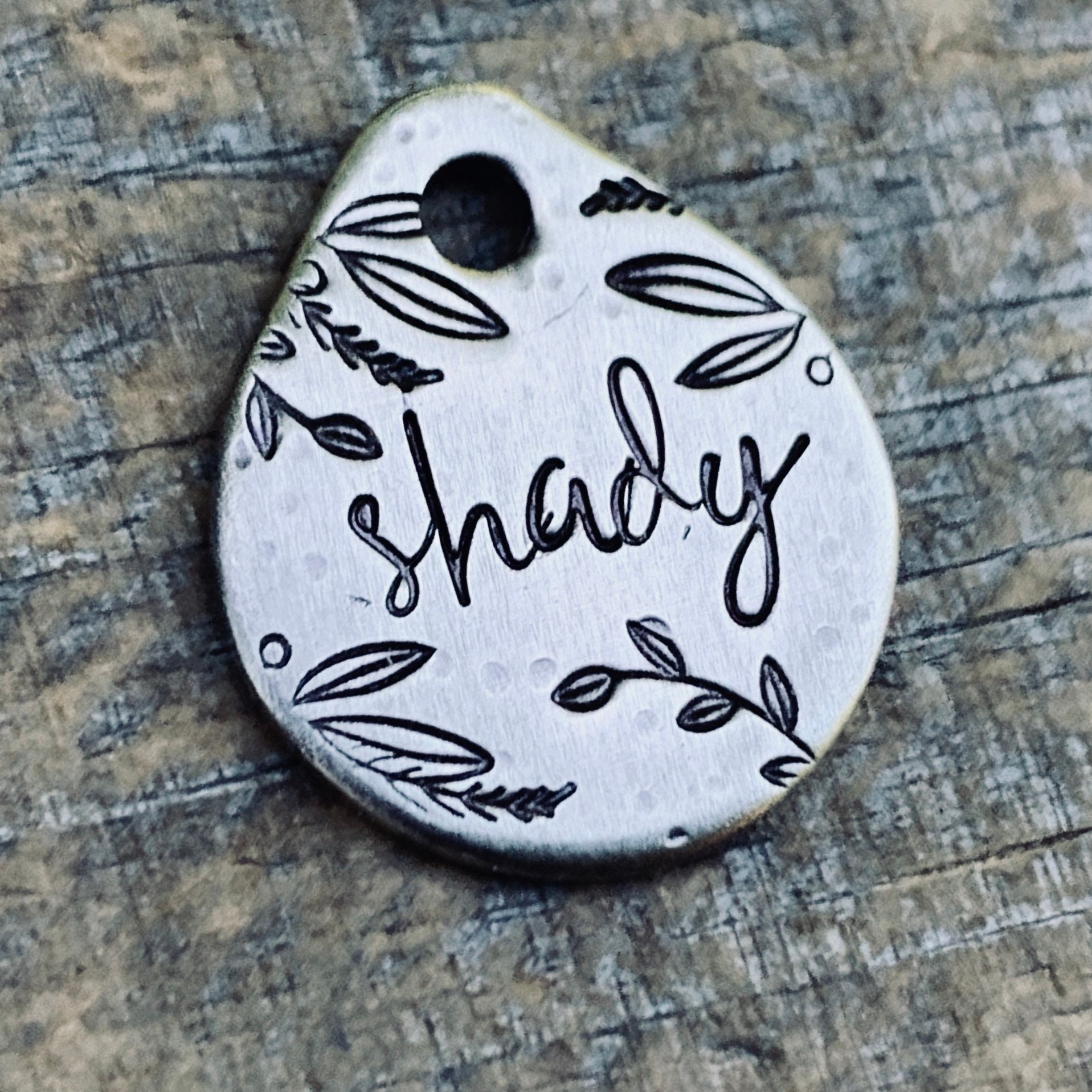 Mini Dog Tag Dog Tag for Dogs The Grove Mini Tag | Etsy