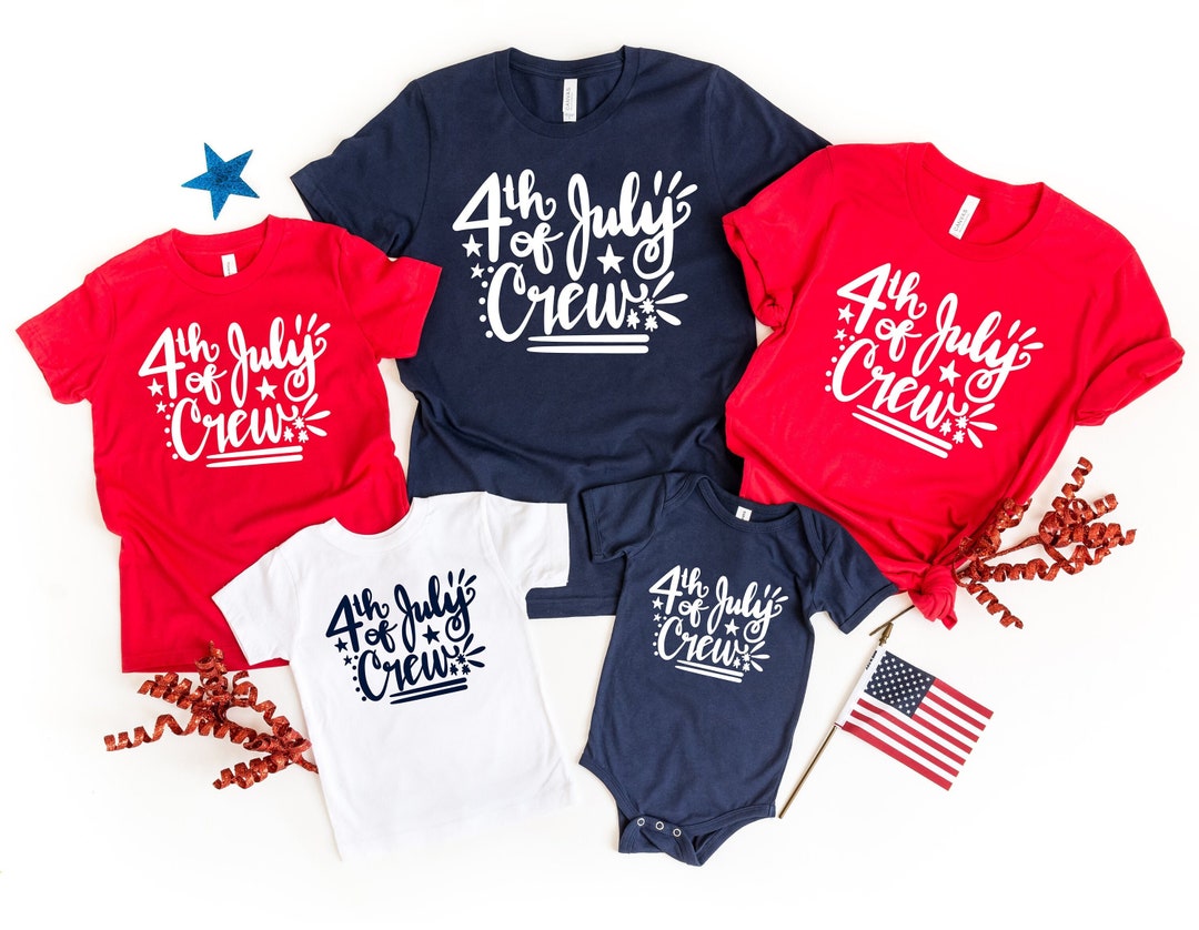 4th of July Crew Matching Family Shirt July 4th Family - Etsy 4th of July Crew Matching Family Shirt July 4th Family - Etsy