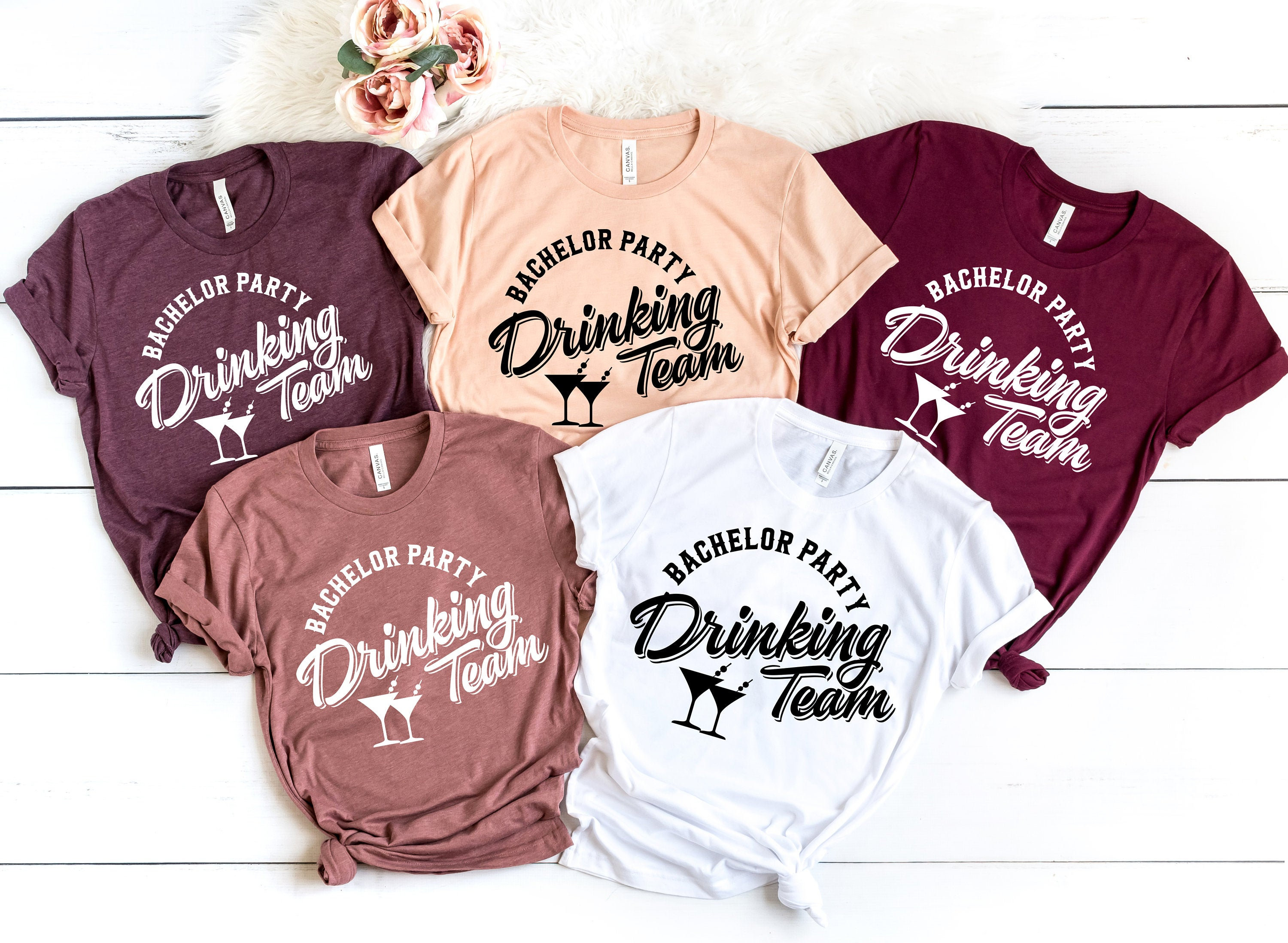 Bachelorette Party Shirt Bachelor Party Drinking Team Shirt | Etsy