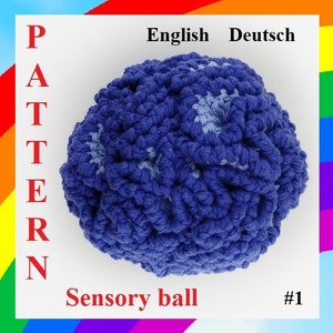Crochet Patterns Set Sensory Ball, 6 in 1 Crochet Pattern Bundle ...