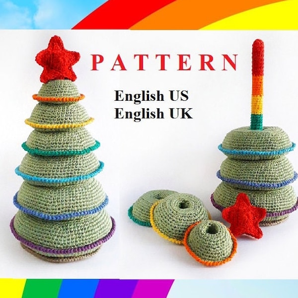 Crochet Stacking Toy - Etsy