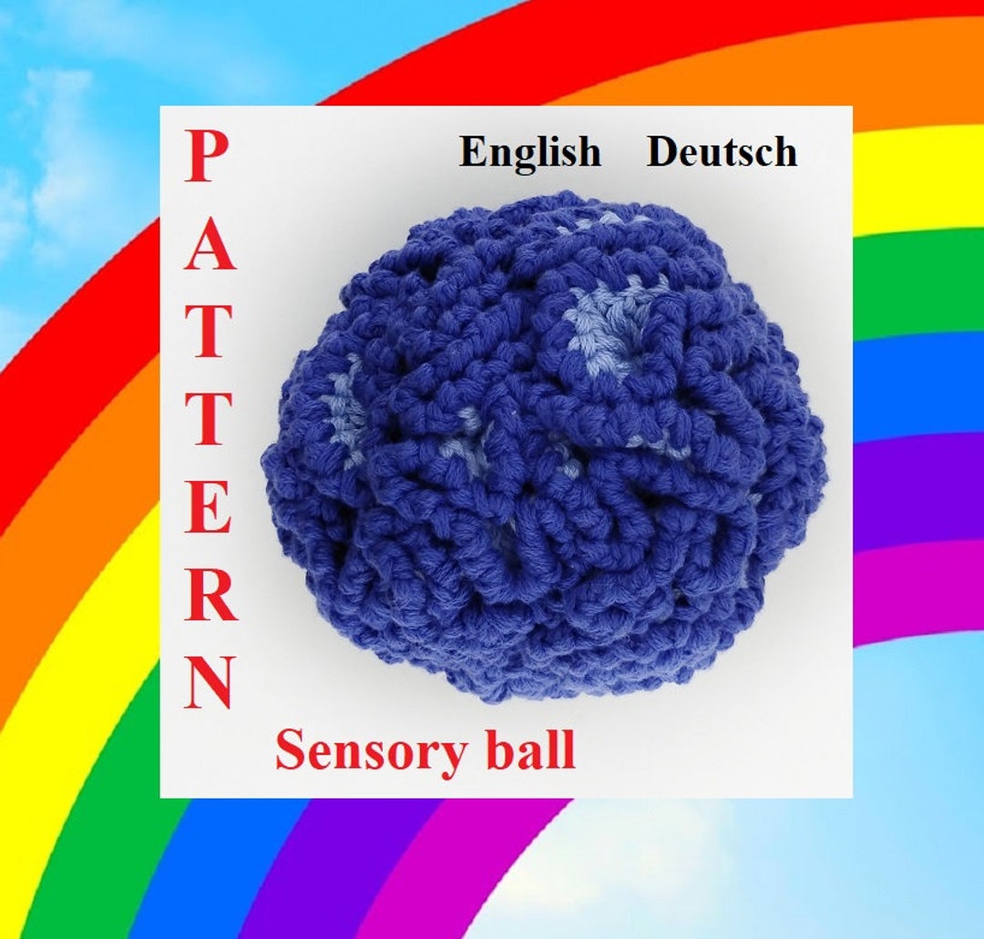Crochet Pattern Sensory Ball, Montessori Baby Toy, Crochet Pattern Soft ...