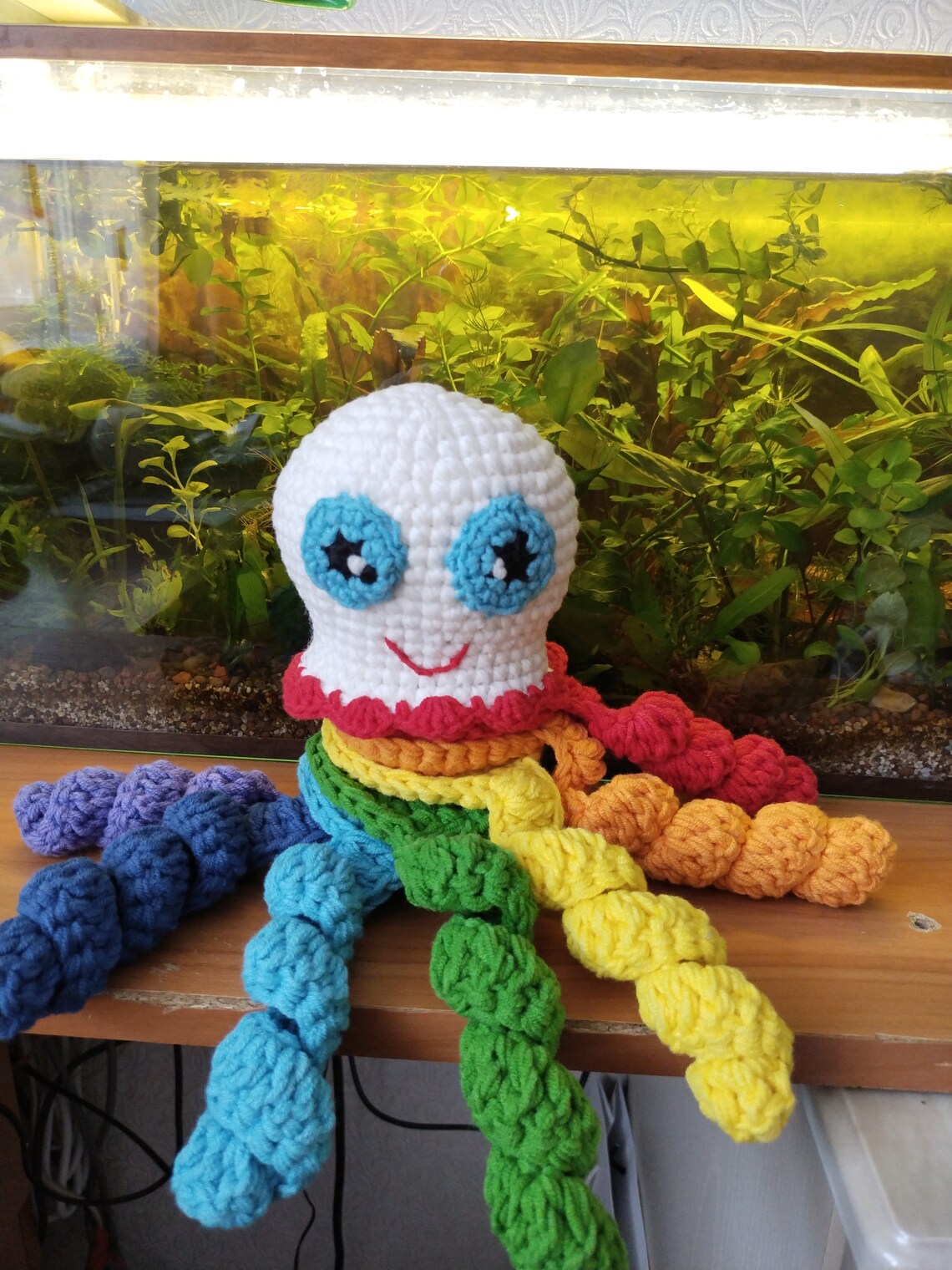 Crochet Pattern Stacking Jellyfish Montessori Autistic Toys for Toddler ...
