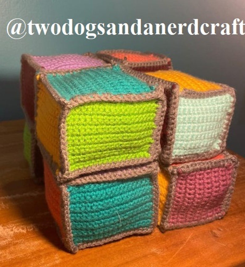 Crochet Pattern Montessori Binomial Cube Crochet Pattern - Etsy