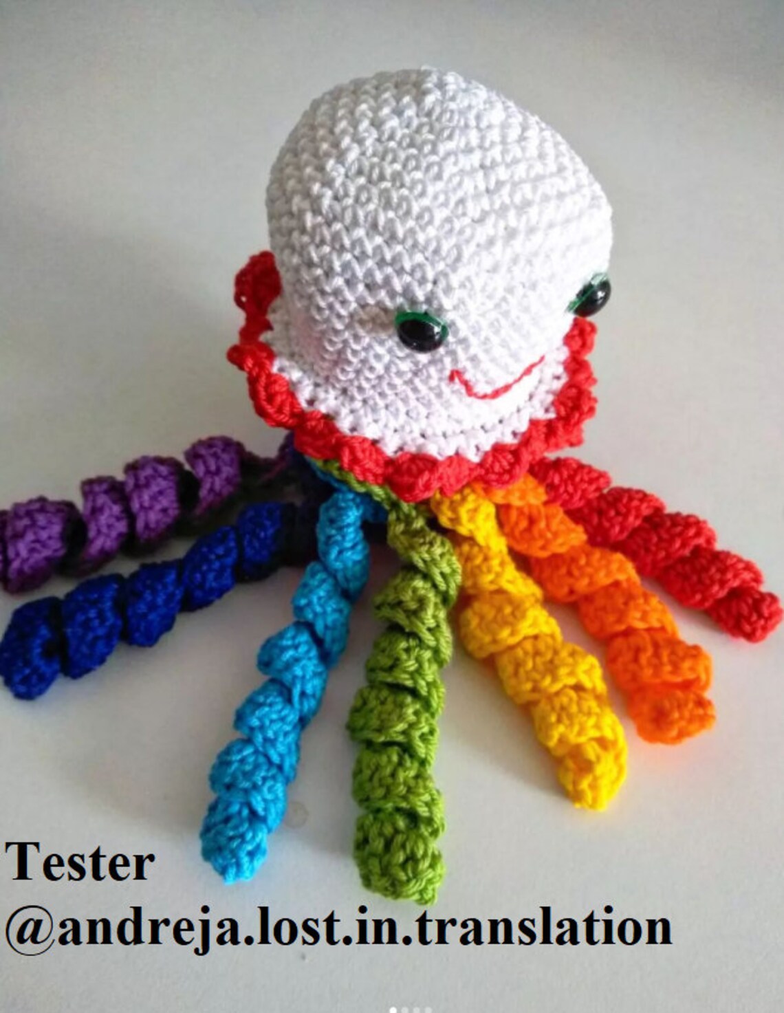 Crochet Pattern Stacking Jellyfish Montessori Autistic Toys for Toddler ...