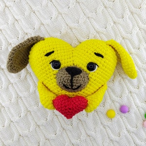 CROCHET Pattern Valentine's Day Animals Amigurumi, Easy Crochet Pattern ...