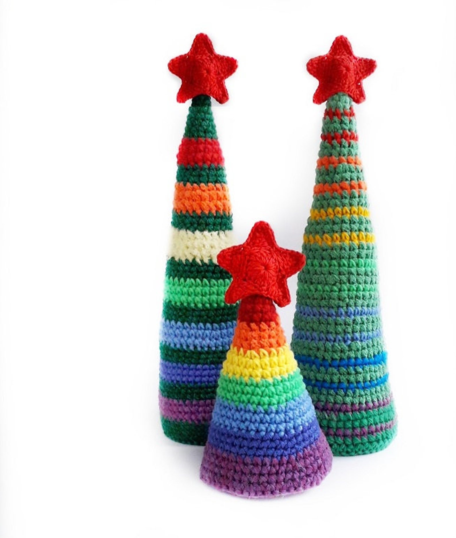 Crochet Pattern Christmas Santa Claus Figurines , Crochet Pattern ...