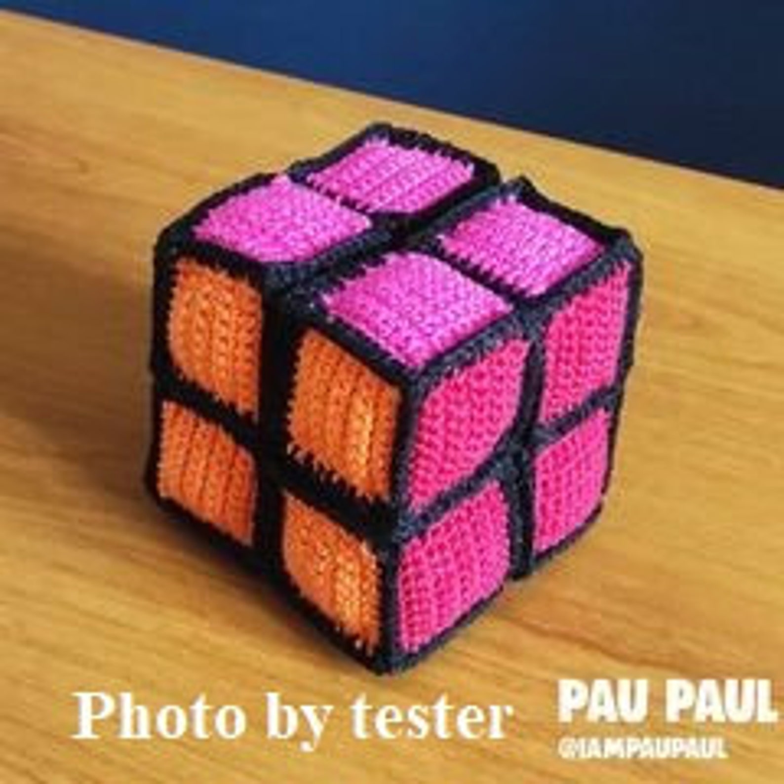 Crochet Pattern Montessori Infinity Cube Fidget Toy Crochet Pattern ...
