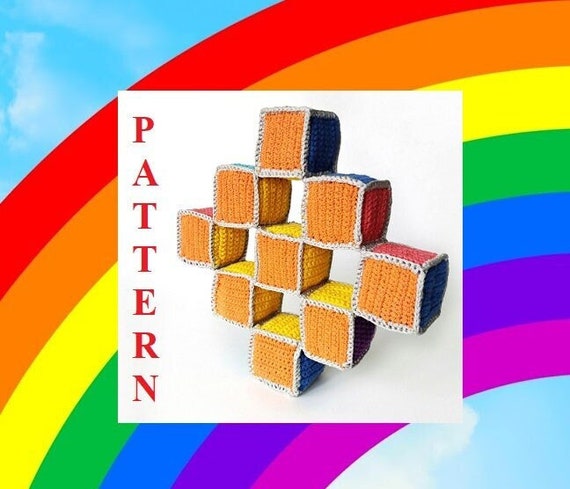 Crochet Pattern Montessori Infinity Cube 2 Fidget Toy Crochet - Etsy