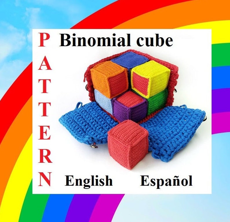 Crochet Pattern Montessori Binomial Cube Crochet Pattern - Etsy