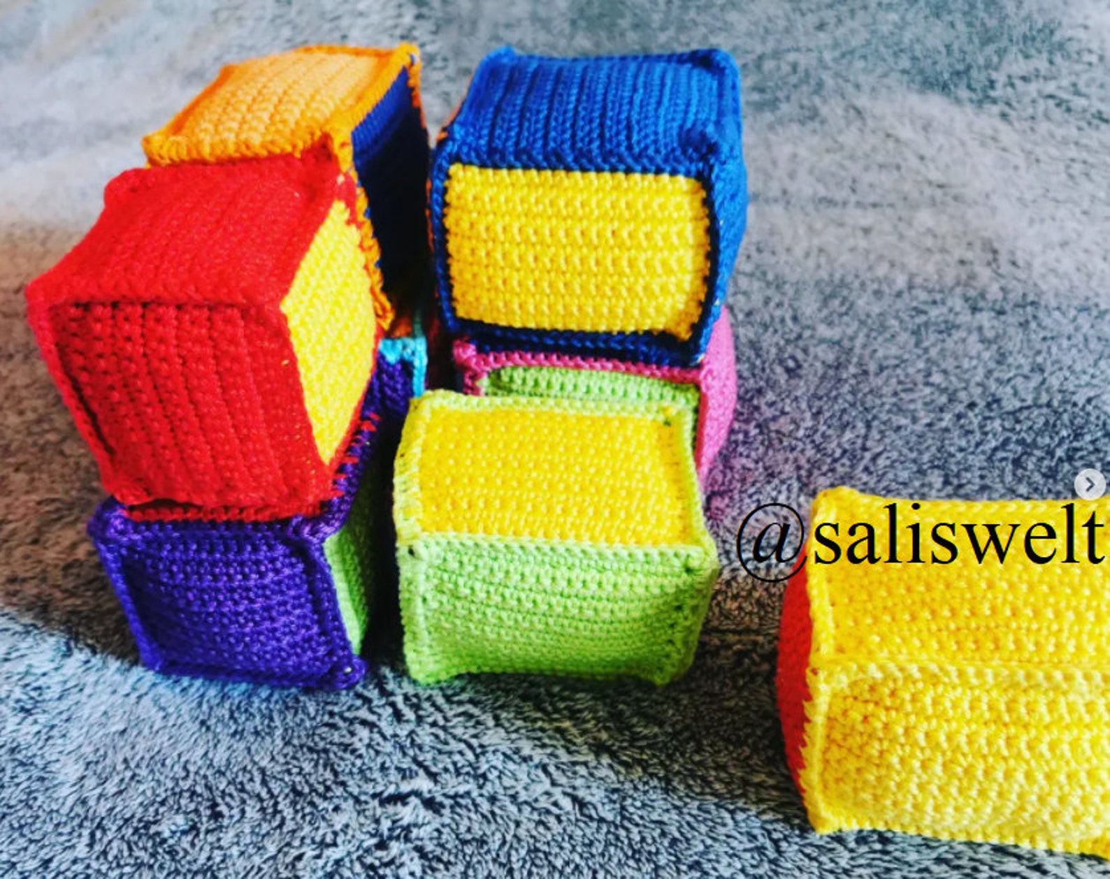 Crochet Pattern Montessori Binomial Cube Crochet Pattern - Etsy